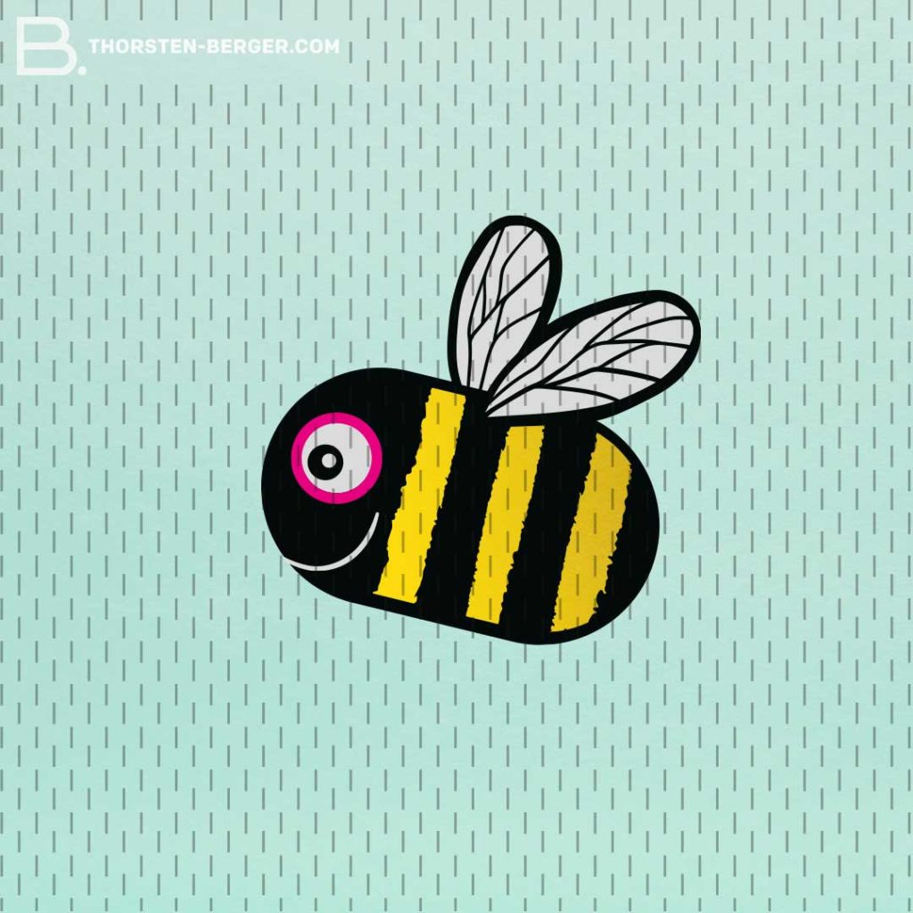 Plotterdatei "Bee Cool" Thorsten Berger | BAMPED.COM