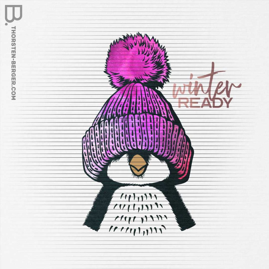 Plotterdatei "Winter Pinguin" by Thorsten Berger | BAMPED.COM