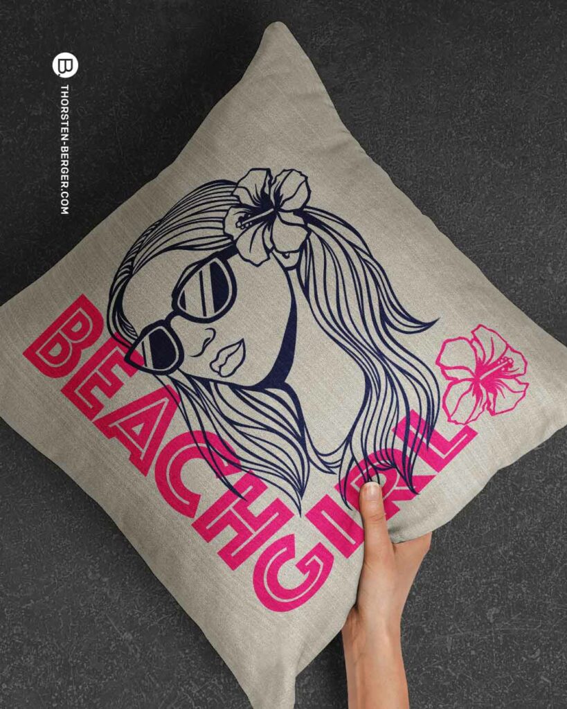 Plotterdatei "Beach Girl" by Thorsten Berger | @BAMPED.COM