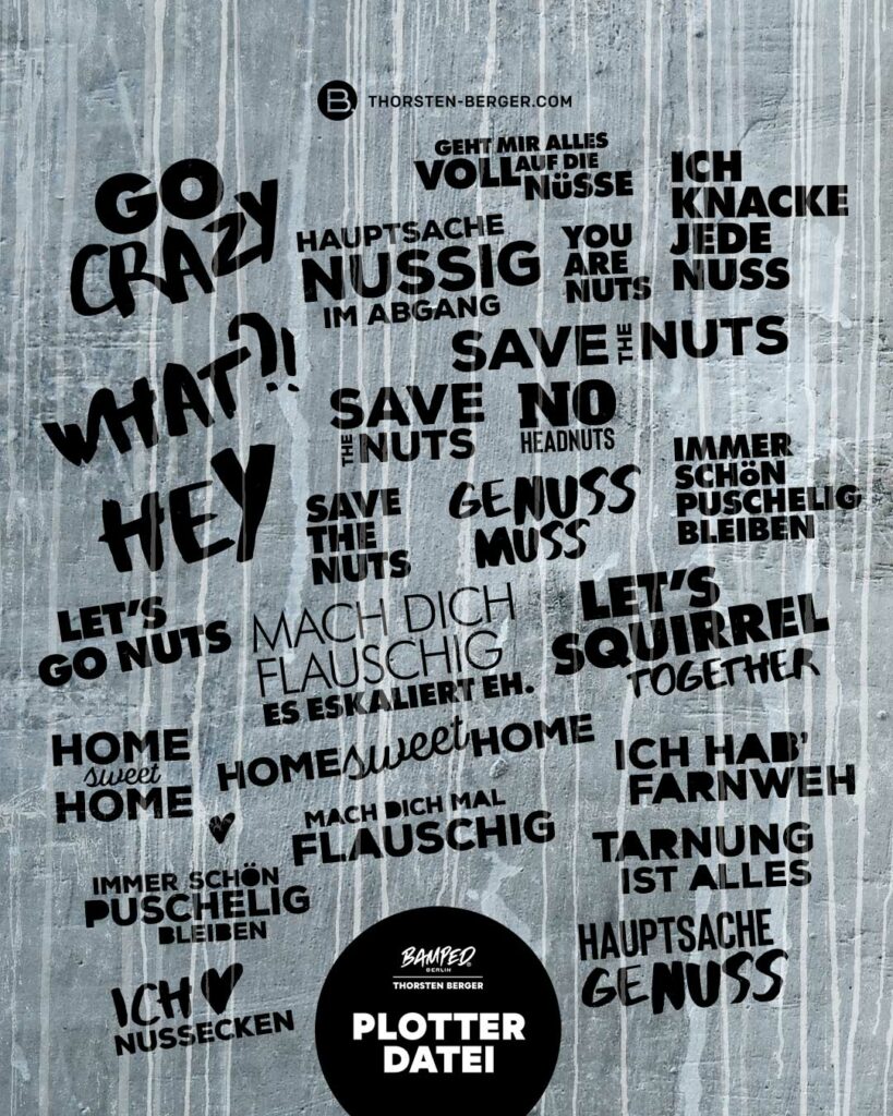 Plotterdatei "Eichhörnchen Flitzi" Thorsten Berger | BAMPED®