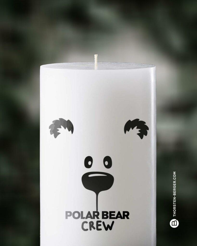 Plotterdatei "Polarbear Bärtram" Thorsten Berger | BAMPED®
