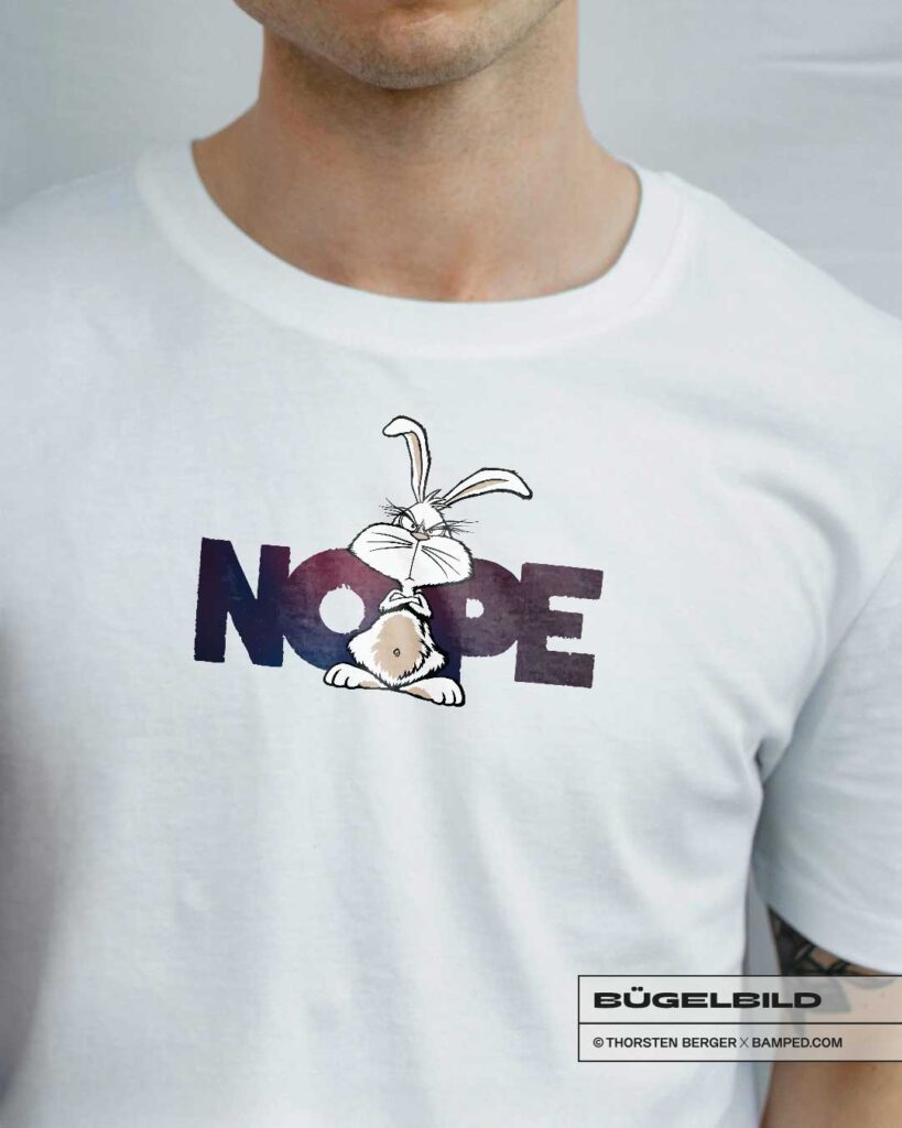 BÜGELBILD "BUNNY" / HASENBANDE | BAMPED® X THORSTEN BERGER